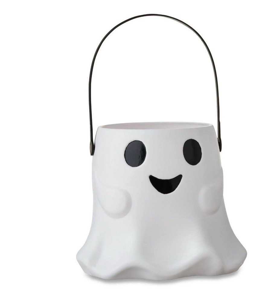 Walmart Summerween Ghost Basket Plastic Carrier Halloween Ghosts Bucket ...