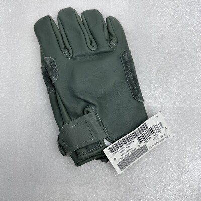 US MILITARY ISSUE LEATHER LIGHT DUTY UTILITY GLOVES FOLIAGE SMALL NEW ...