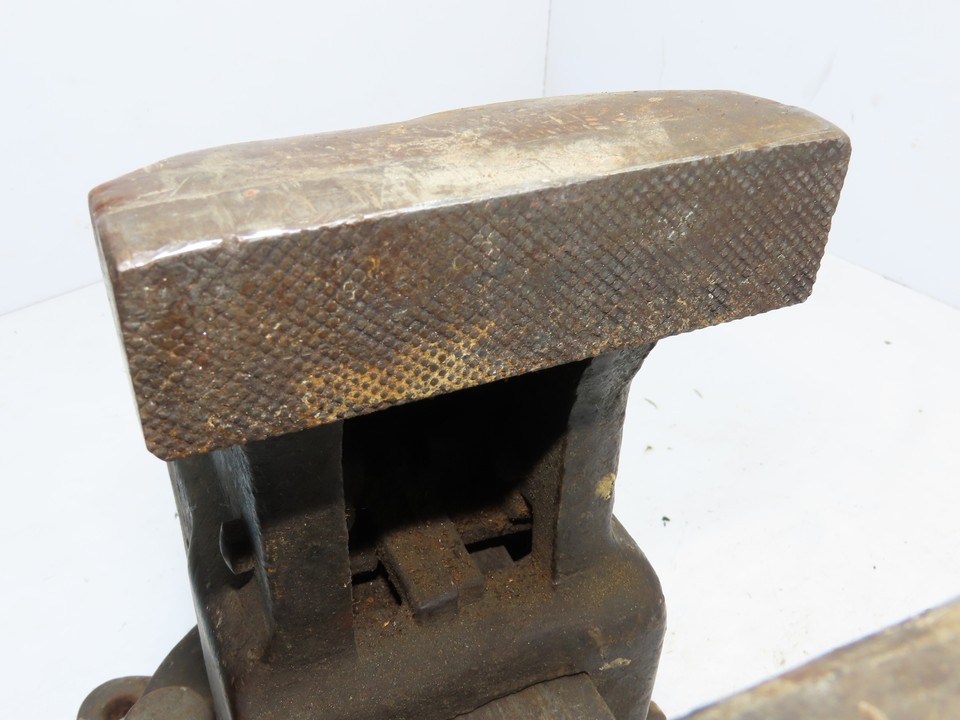 Columbian Vise & Mfg. Co. Cat No.205 Large 5" Antique Bench Vise 88lbs ...