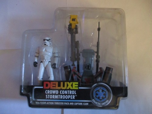 Star Wars POTF Crowd Control Stormtrooper •Action Figure Kenner• Great ...