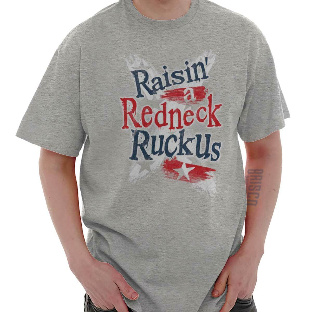 Southern Country Redneck Patriotic Pride USA Womens or Mens Crewneck T ...