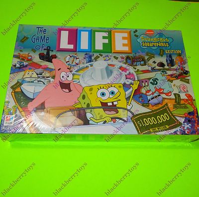 THE GAME OF LIFE Nick SpongeBob SquarePants Edition 2005 Collectors NEW ...