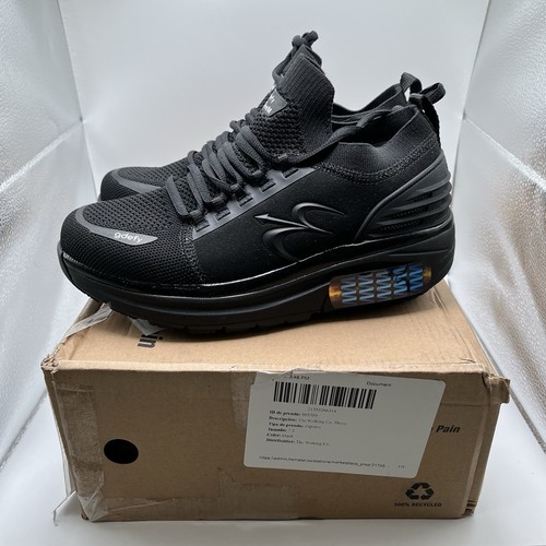 NWB GDEFY VersoShock Orthotic Knit Active Sneakers MATeeM black 7.5 ...