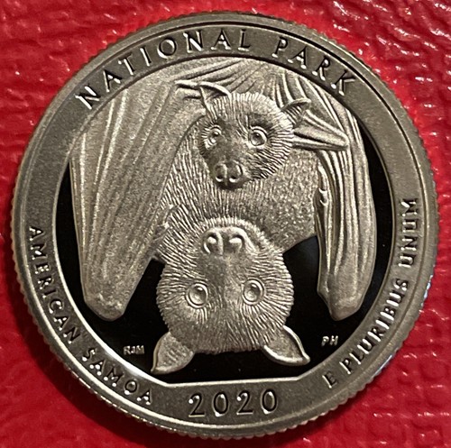 2020 S Proof American Samoa National Park - BAT - Quarter -From a Clad ...