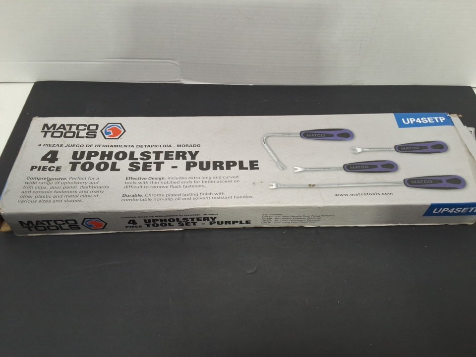 Matco Tools 4-Piece Upholstery Tool Set - UP4SET - PURPLE | eBay