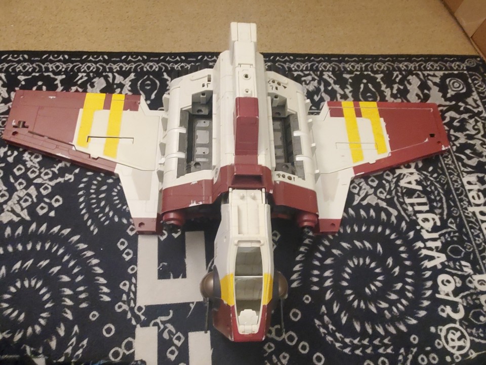 Star Wars The Clone Wars Republic Attack Shuttle 2011 Hasbro Incomplete ...