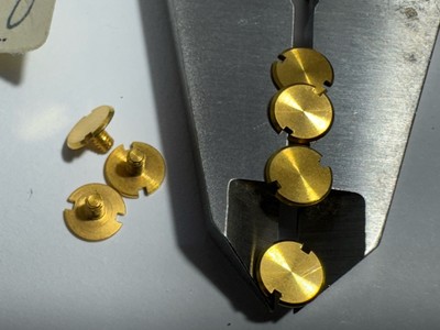 One Rollei Camera Body Gold Retaining Screws Original New Old Stock ...