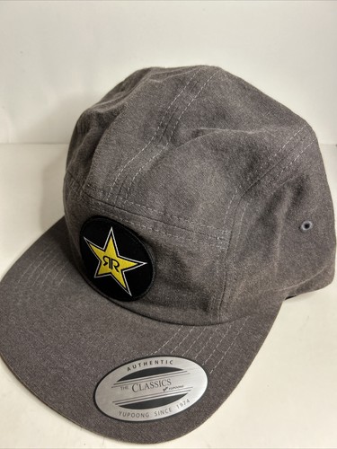 Rockstar Energy Drink Adult Black Star Patch Snapback Classics Graphic Hat Cap | eBay