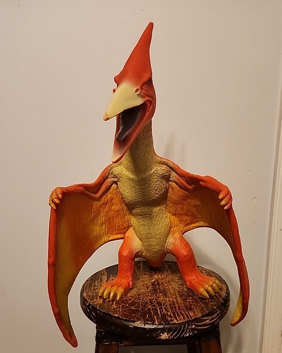 Giant Pterodactyl 18" Rubber Figure Toys R Us Maidenhead 2014 Dinosaur ...