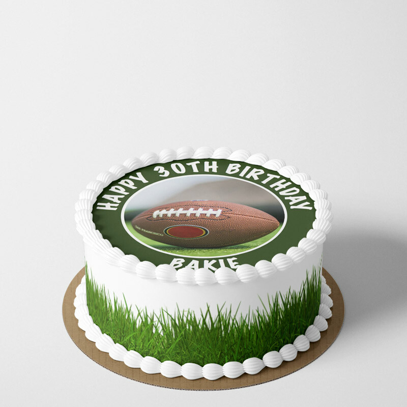 Rugby Ball Cake