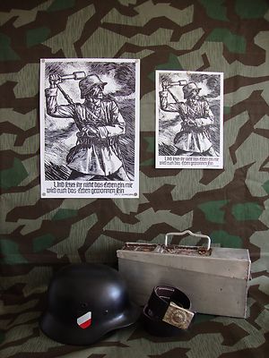 WWI Poster Stormtrooper Soldier German stahlhelm World War Shock troops ...