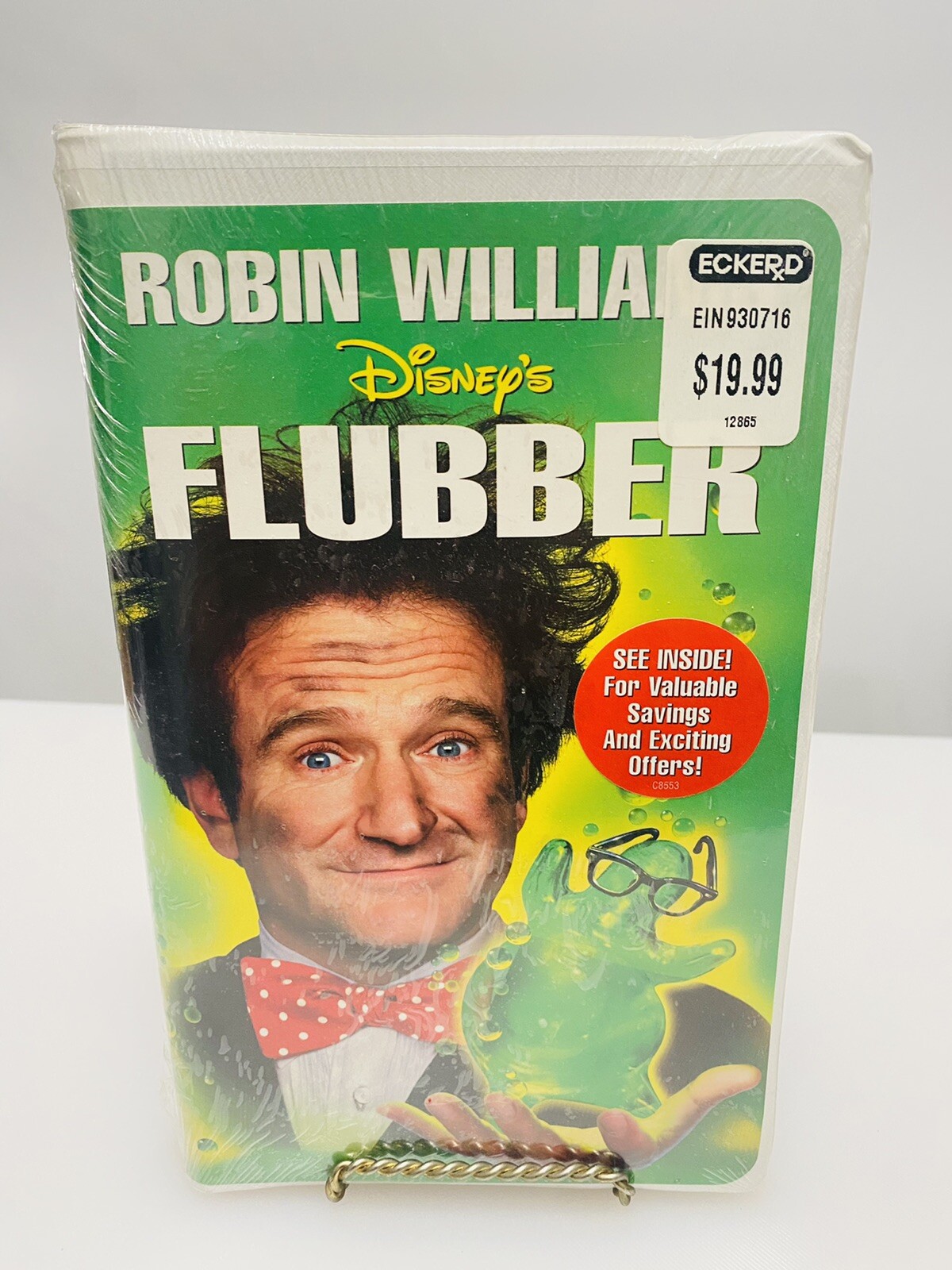 Walt Disney's Flubber VHS Clamshell Case Robin Williams Factory Sealed ...