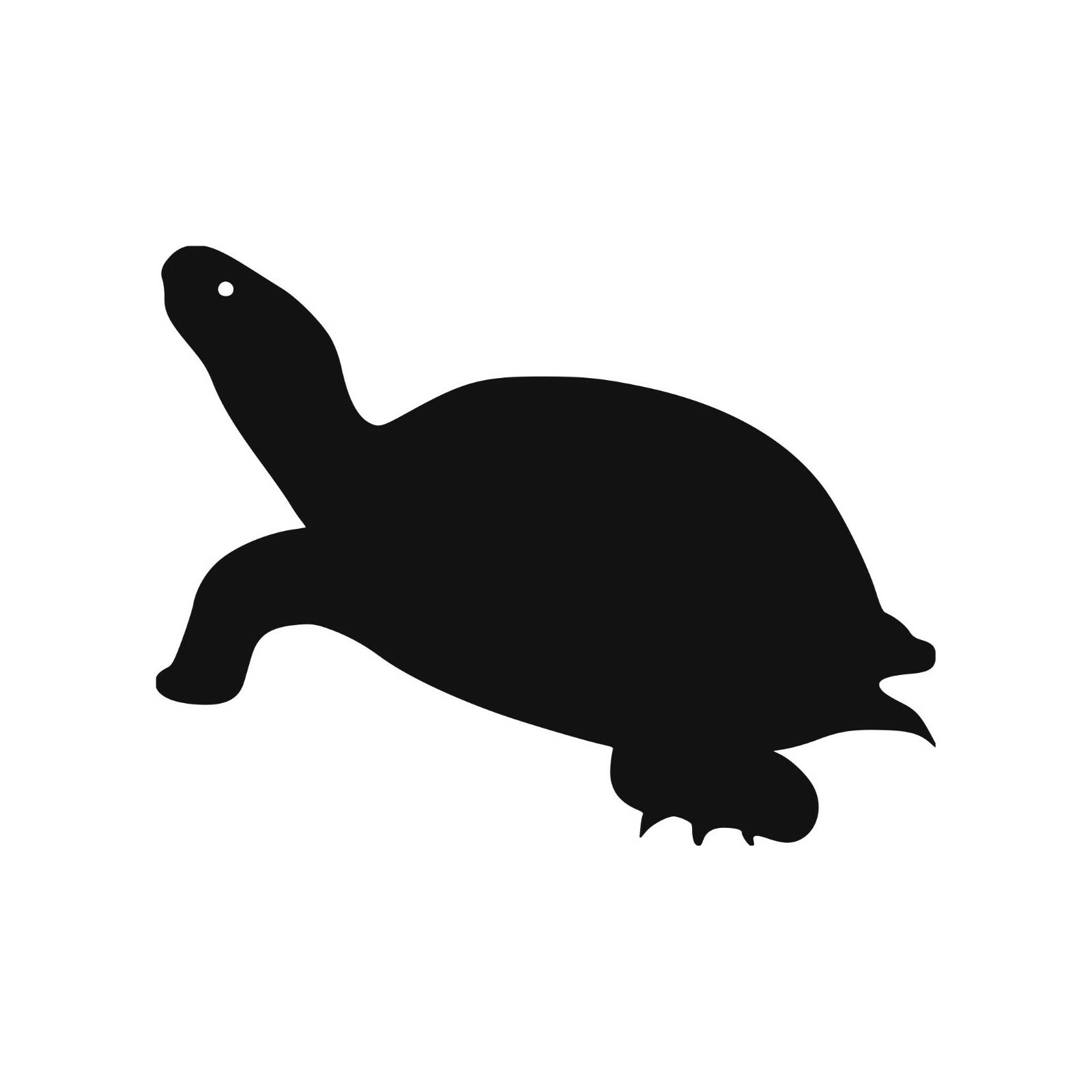 Box Turtle Silhouette