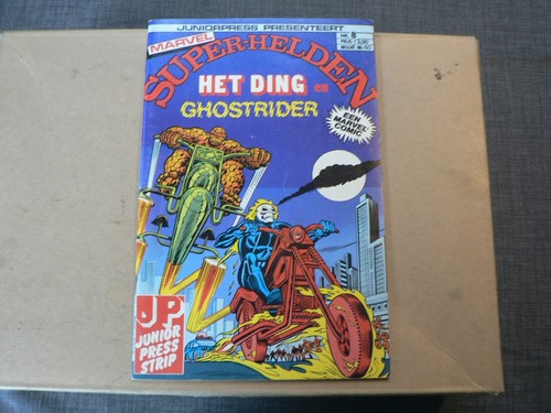 SC-616 COMIC JUNIOR PRESS STRIP 1982 HET DING GHOSTRIDER MARVEL SUPER ...