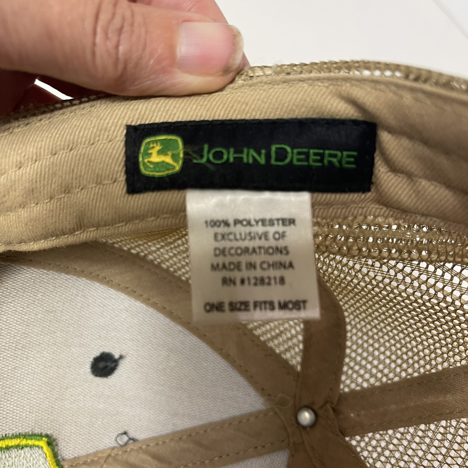 JOHN DEERE baseball trucker hat - Gem
