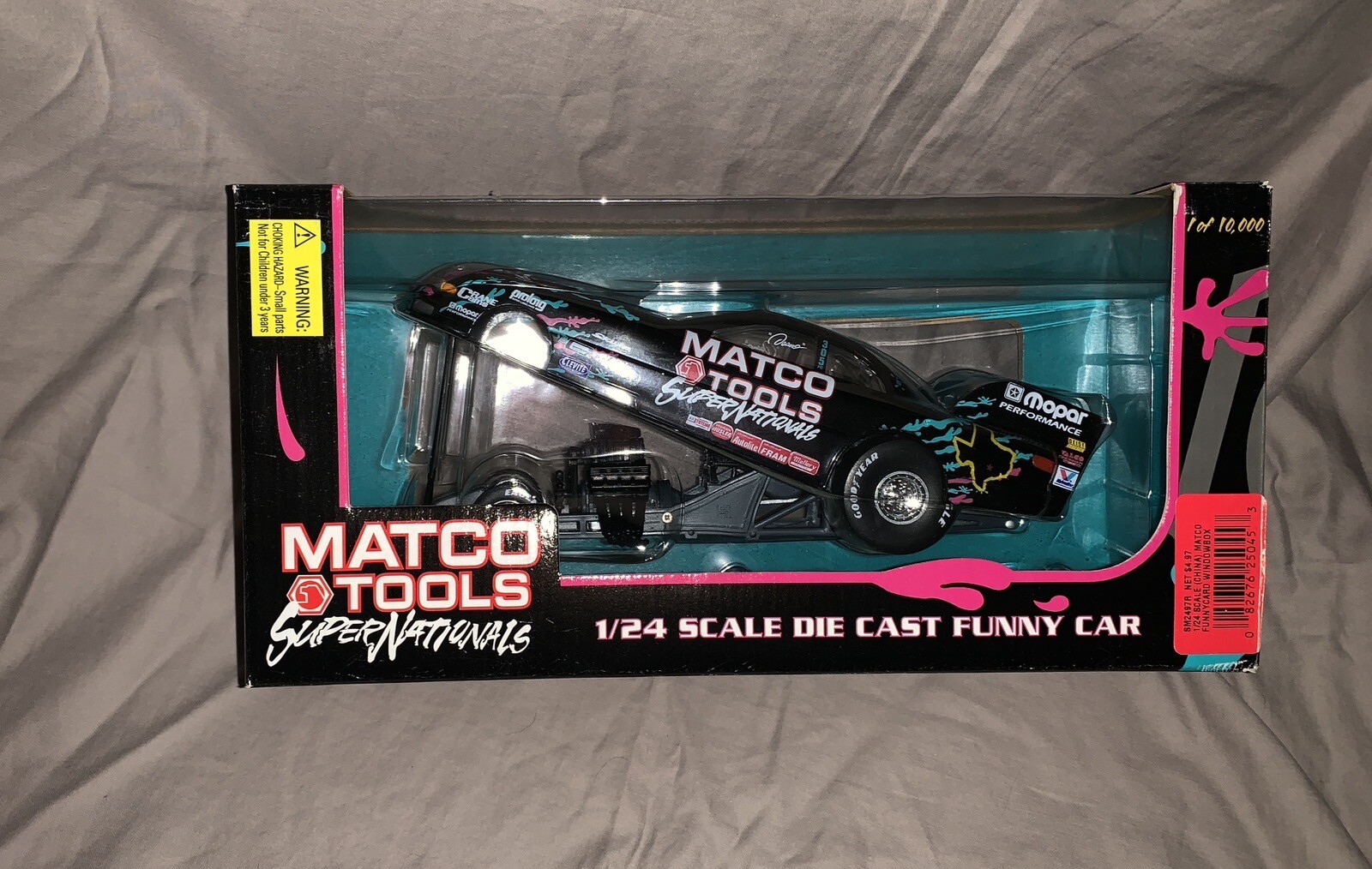 DODGE FUNNY CAR 1/24 scale Matco Tools Die Cast SuperNationals 1997 NEW ...
