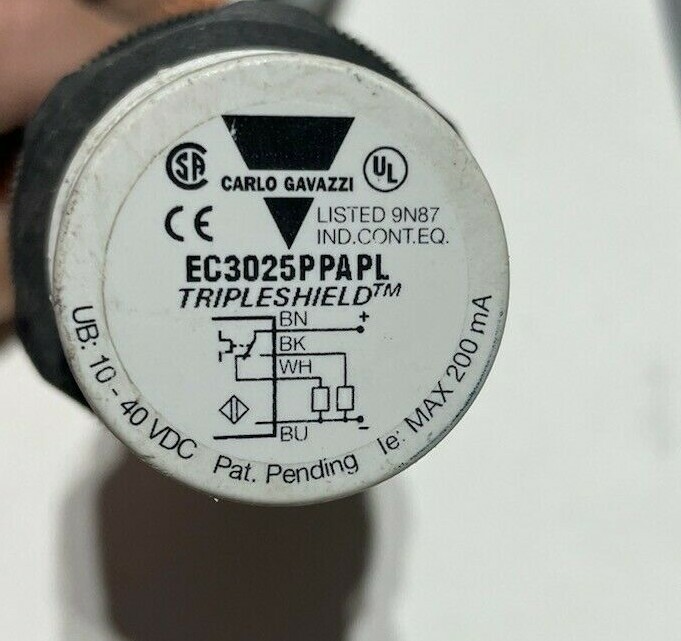 Carlo Gavazzi EC3025PPAPL Tripleshield Capacitive Proximity Sensor (TSC ...
