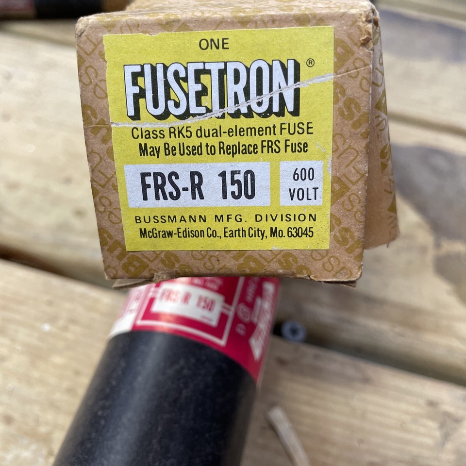 Bussmann FUSETRON FRS-R-150 Dual Element Time Delay 150Amp Class RK5 ...