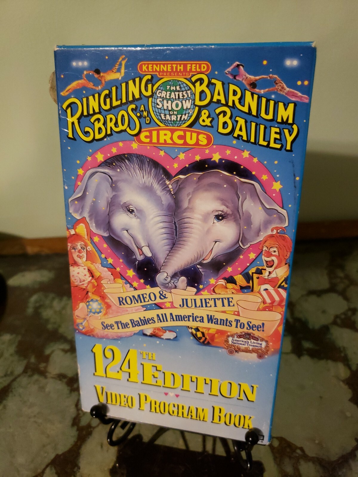 Ringling Brothers/Barnum&Bailey Circus VHS Video Program Book, 124th ed ...