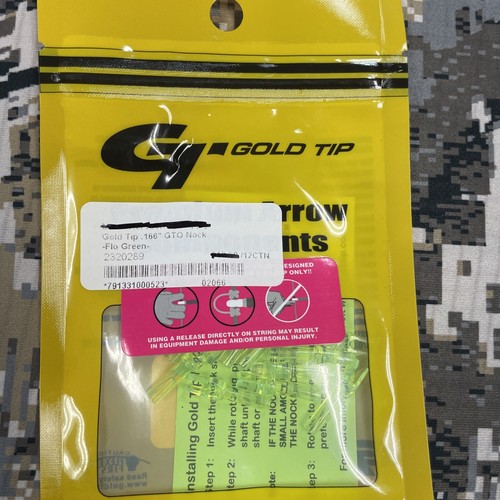 Gold Tip Premium Arrow Components .166” GTO Nocks | eBay