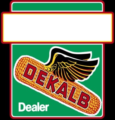 Dekalb Seed Corn Dealer w/ YOUR DEALER NAME NEW DIECUT Sign 40" Tall ...
