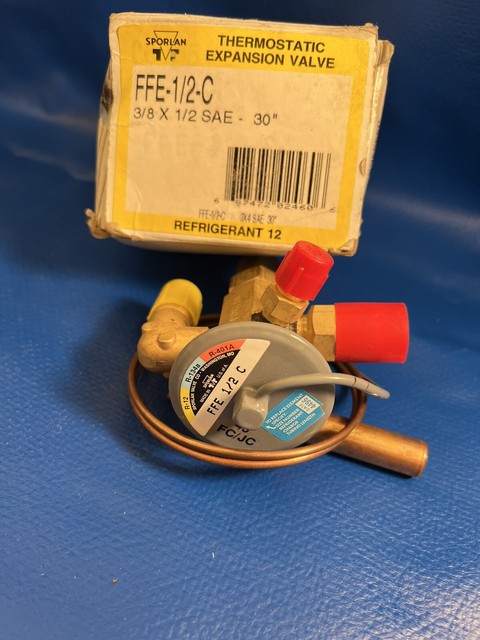 NEW- Sporlan FFE-1/2-C ThermoStatic Expansion Valve Refrigerant 12 for ...