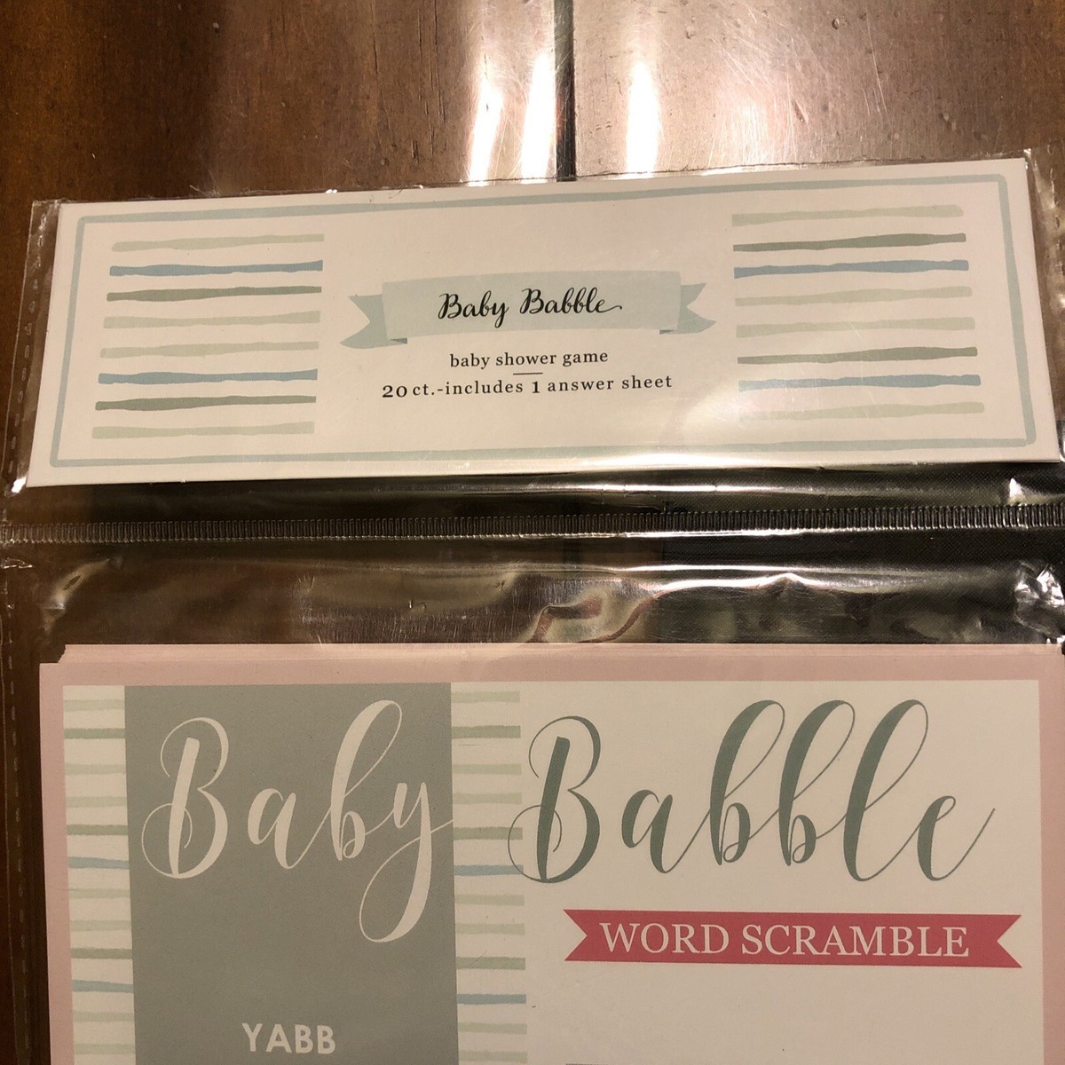 Baby Babble Word Scramble