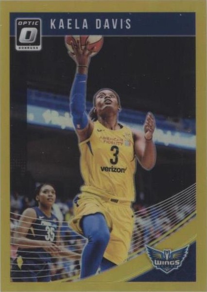 2019 Panini Donruss WNBA - Optic Gold #56 Kaela Davis /10 for sale ...