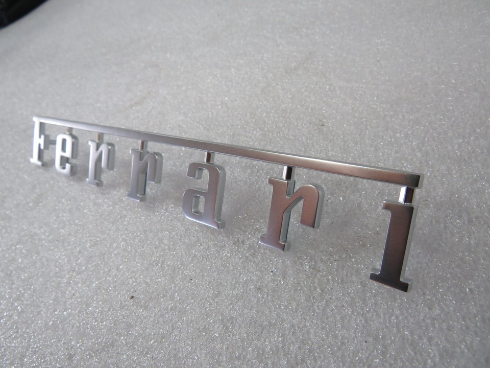 Ferrari 360, 430, 458, 488, 355, 348, Ferrari Script Emblem, New, P/N ...