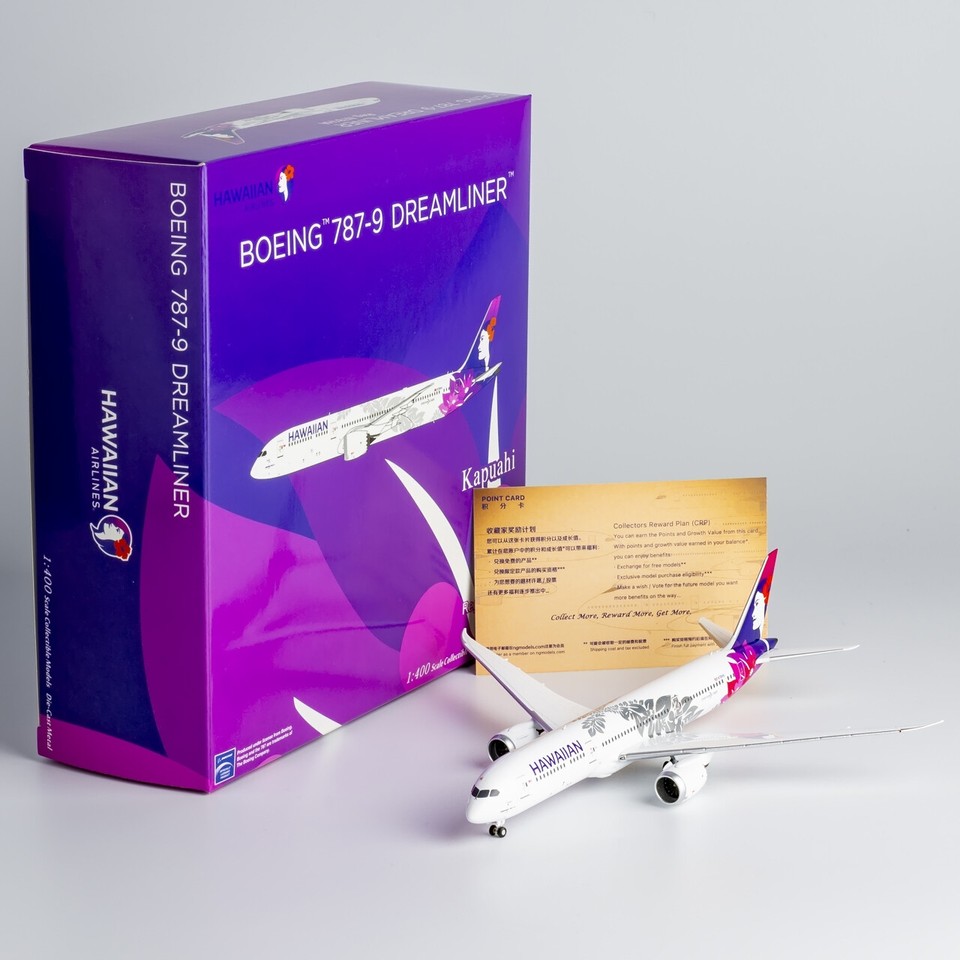 1:400 NG models Hawaiian Airlines Plane B787-9 Dreamliner Diecast ...