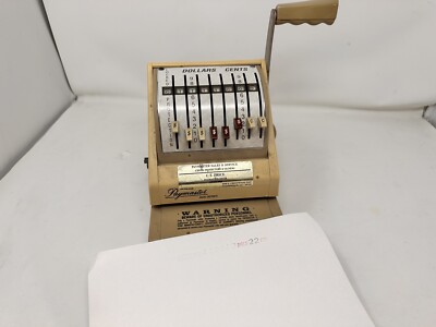 Paymaster 9000 Series (Model 9000-8) Check Writer Money Order Machine W ...