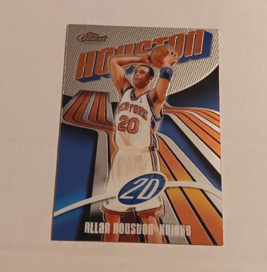 2003-04 Topps Finest Allan Houston #20 New York Knicks Basketball Card ...