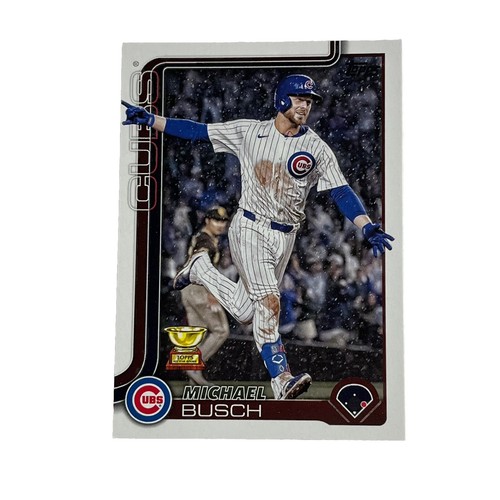 2025 Topps Baseball Card #263 Michael Busch, Chicago Cubs | eBay