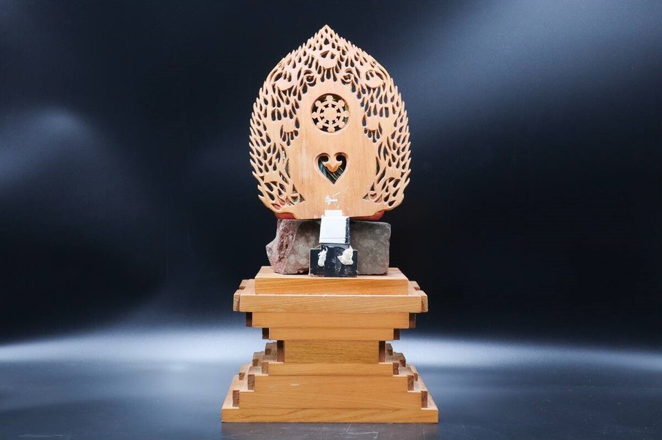 Japanese, Japan,Fudo Myo-o, Acala, Buddhism, wooden, statue Buddha 44cm ...