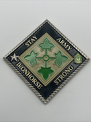 United States Army 4th Infantry Division Fort Carson Commanding General ...