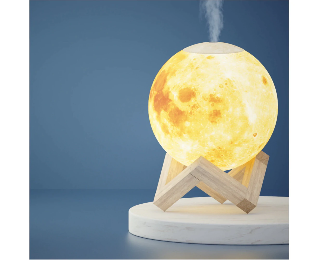 Aroma Diffuser LED Moon Lamp 880Ml | eBay