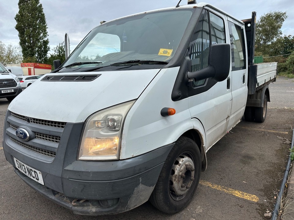 2013 Ford Transit Tipper Double Cab crew cab | eBay UK