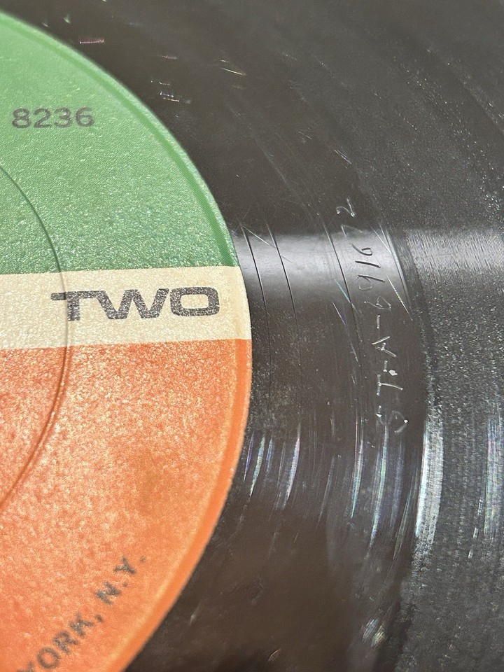 Led Zep 2 Vinyl Record Robert Ludwig Both Sides Hot press VG+ Rare ...