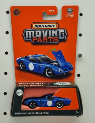 Matchbox Moving Parts - Bizzarrini 5300 GT Corsa Revival - Blue - 1:64 ...