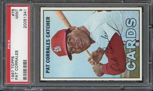 1967 TOPPS #78 PAT CORRALES PSA 9 CARDINALS *B67097 | eBay
