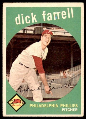 1959 Topps Dick Farrell 100 Baseball Cards #175 | eBay