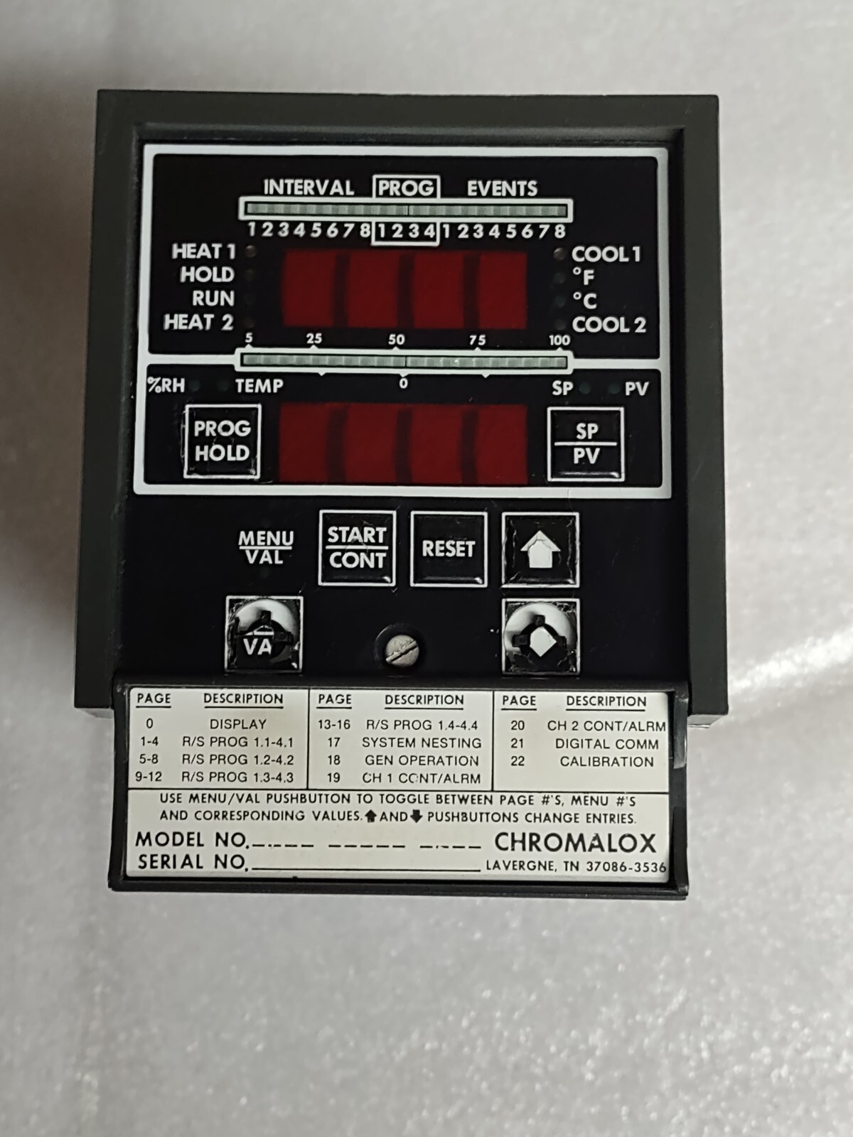 Chromalox 203022810-0001 Temperature Control T14003 for sale online | eBay