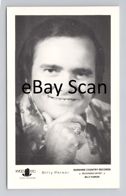 MUSIC Billy Parker KVOO Tulsa DJ Country Recording Artist Singer Fan ...