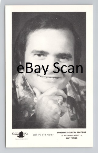 MUSIC Billy Parker KVOO Tulsa DJ Country Recording Artist Singer Fan ...