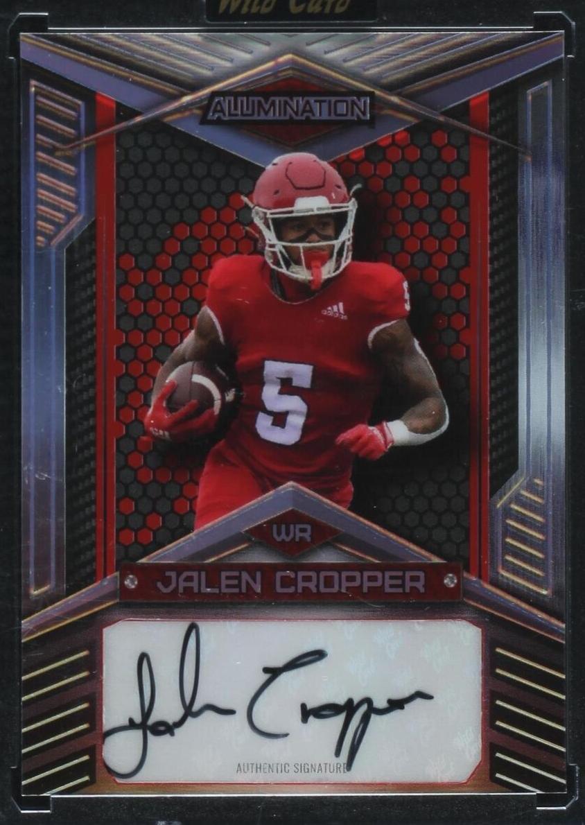 2023 Wild Card Alumination Draft - Base Autograph Jalen Cropper #AB-60 ...