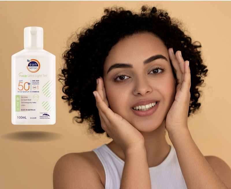 2 x Ego SunSense Face Ultra Light Tint SPF 50+ 100ml Face Neck ...