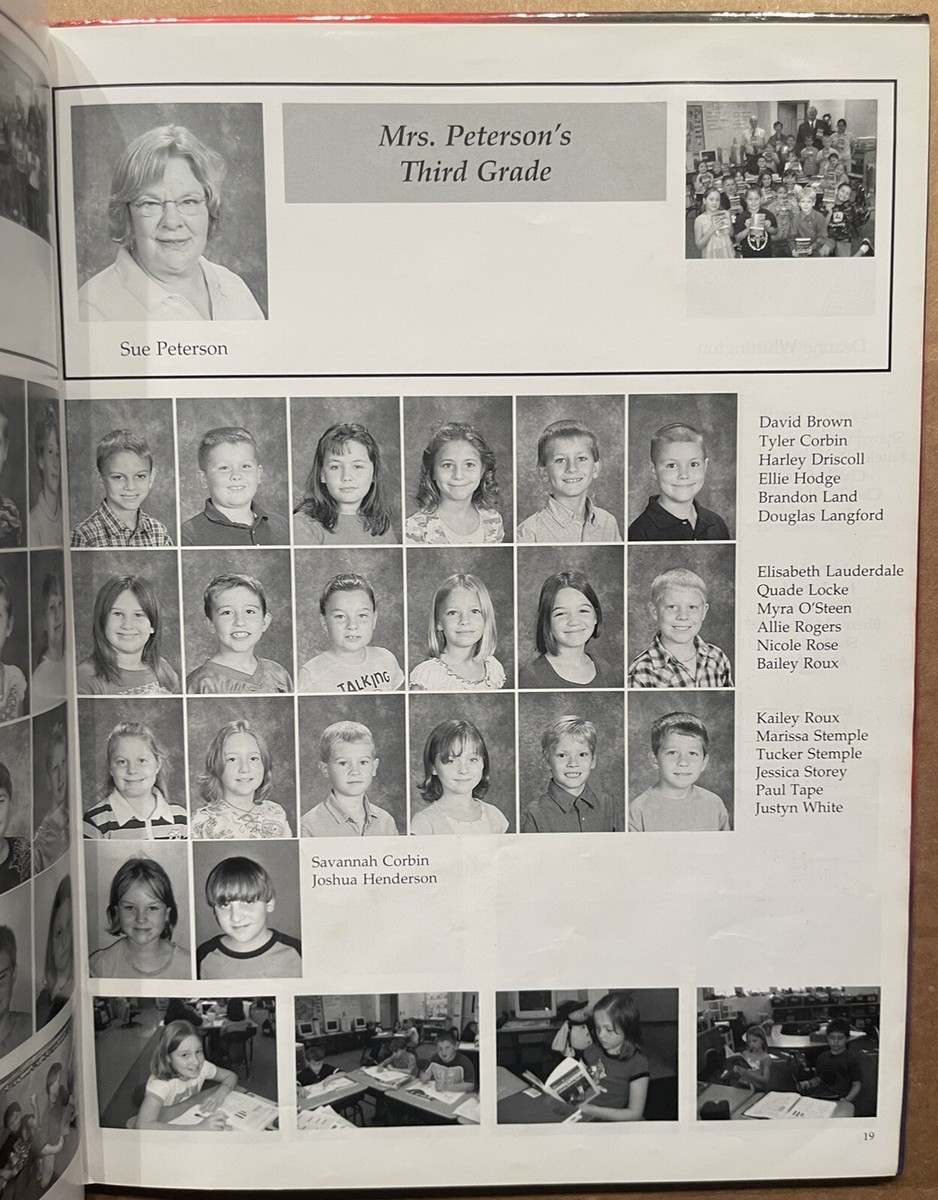 Elementary School Old Yearbooks