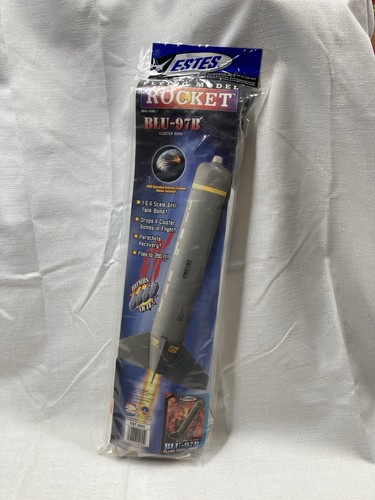 ESTES BLU-97b Cluster Bomb Flying Model Rocket Kit #2055 FACTORY SEALED ...