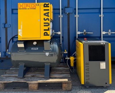 HPC / Kaeser SX6 Receiver Mounted Rotary Screw Compressor + Dryer, 4 ...