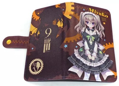 9-Nine- Sorairo Sora Uta Notebook Style Phone Case Kujo Tou 6.3in | eBay